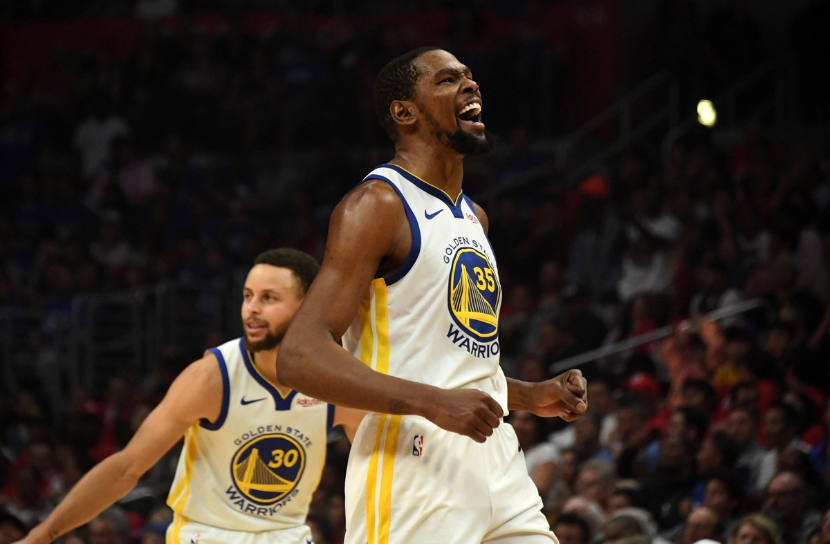 Confiante e comparado a Jordan por Steve Kerr, Durant é o astro a ser ...