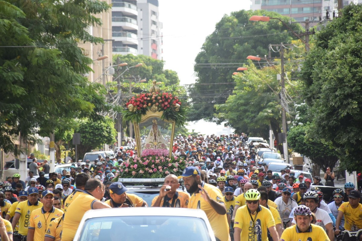 Círio De Nazaré Ciclo Romaria Reúne Multidão De Fiéis Em Bicicletas