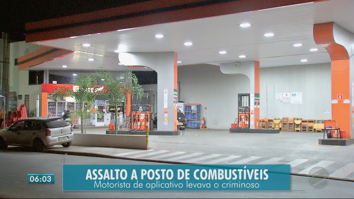 Assaltante Pede Carro Por Aplicativo De Celular Rouba Posto De