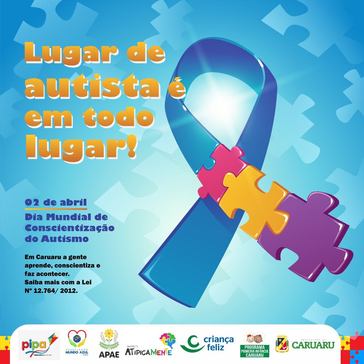 Evento Em Alusão Ao Dia Mundial De Conscientização Sobre O Autismo é