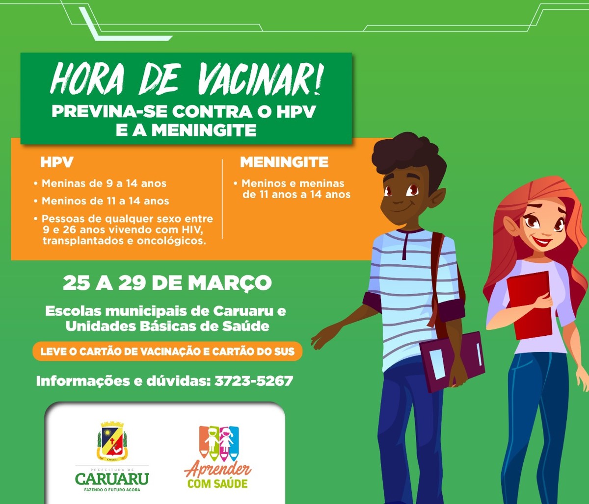 Secretaria de Saúde realiza campanha de vacinação contra HPV e ...