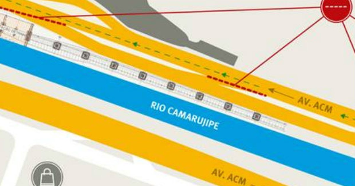 G1 - Obras do metrô interditam três faixas da Av. ACM entre 3 e 11 de ...