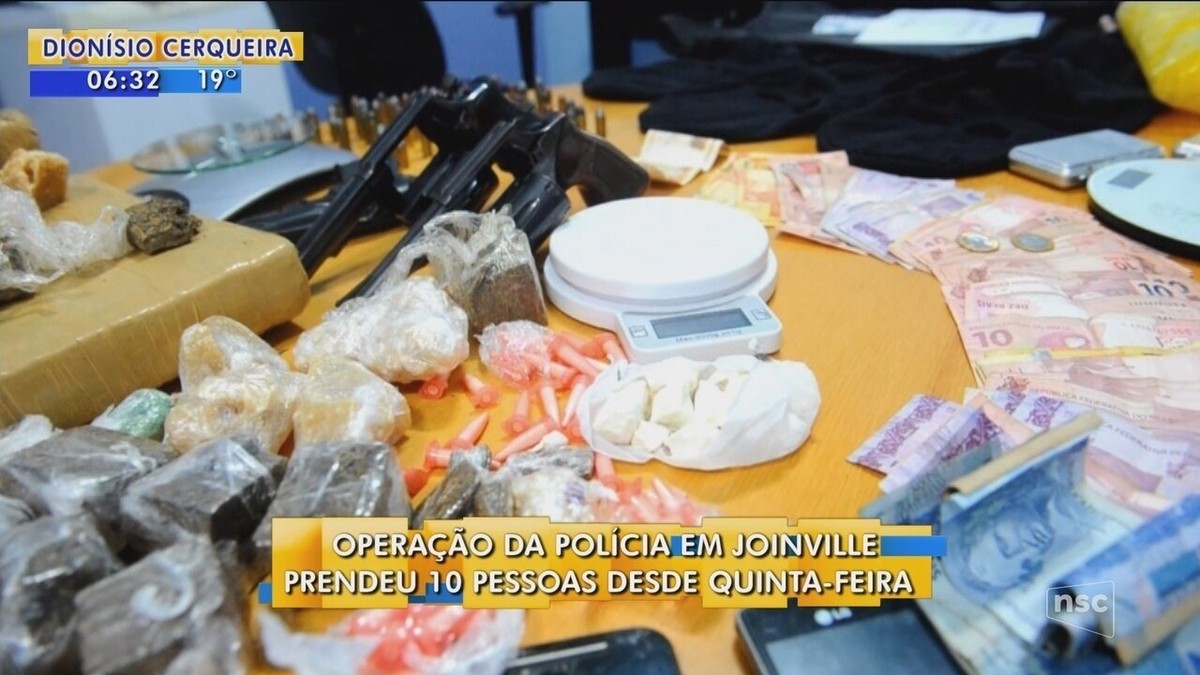 Operações Da Polícia Em Joinville Prende 10 Suspeitos Em Uma Semana