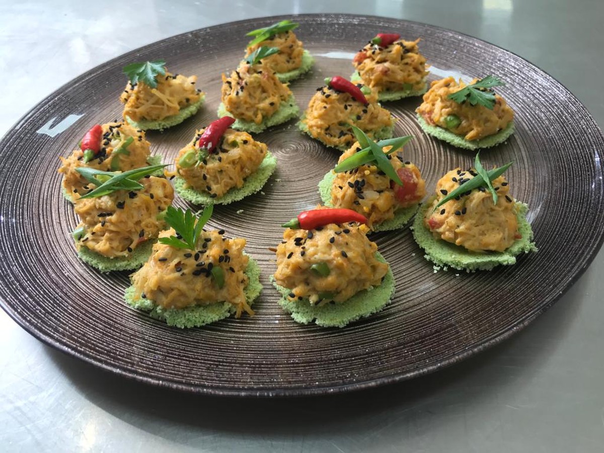 Canapés de tapioca verde são opção saborosa para a ceia de Natal ...