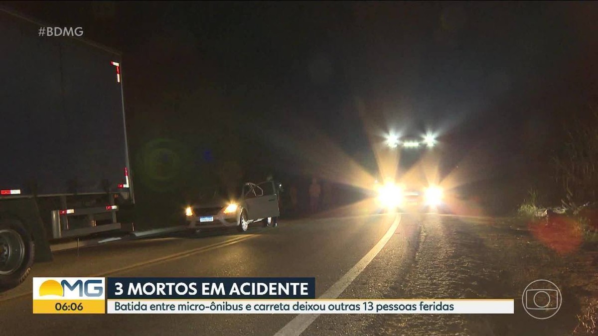 Acidente grave envolvendo micro-ônibus da Vale e carreta deixa mortos e feridos na MGC-120, em ...
