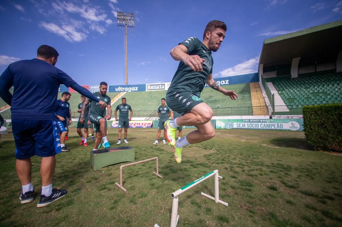 Guarani faz último treino antes de enfrentar o Londrina; veja a ...