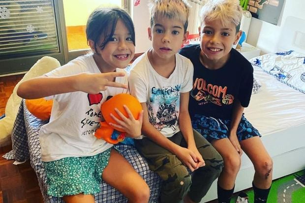 Luana Piovani recebe filhos de volta das férias: “Acabou a ‘disney’ do ...