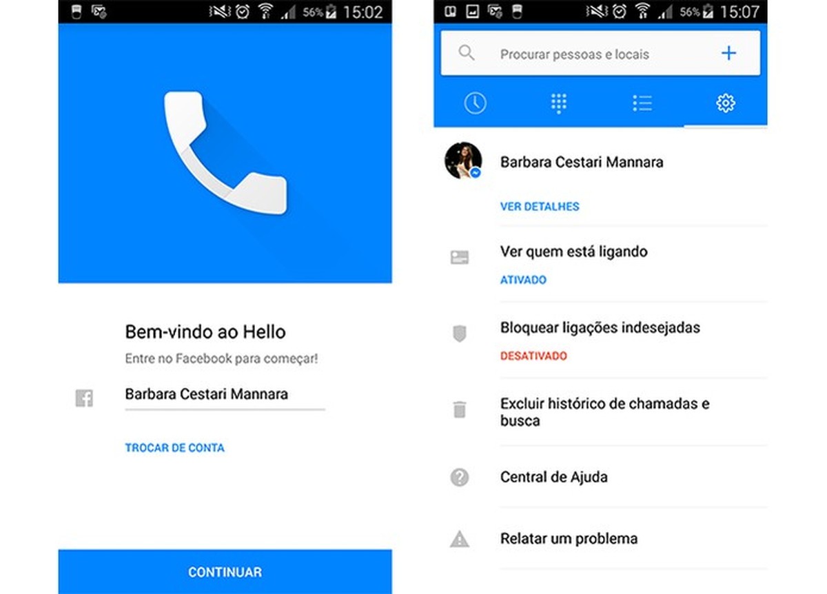 Facebook lança Hello, aplicativo para substituir o discador do Android ...