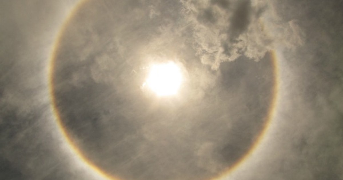 G1 - Halo solar é observado em pelo menos três cidades de MS - notícias ...