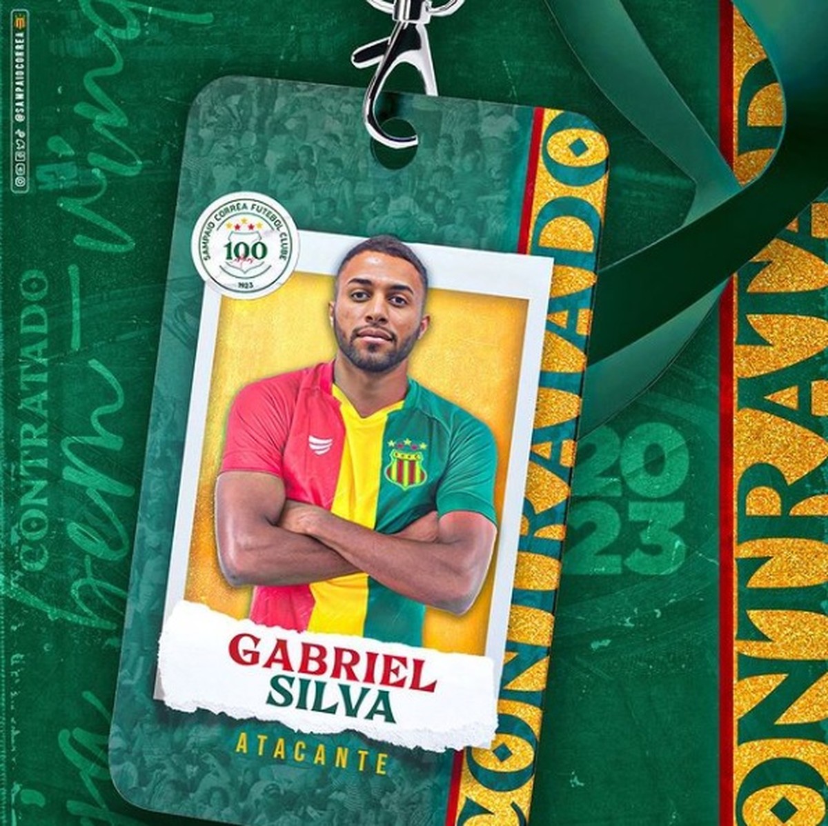 Sampaio anuncia atacante Gabriel Silva e chega a 23 jogadores pra 2023 ...
