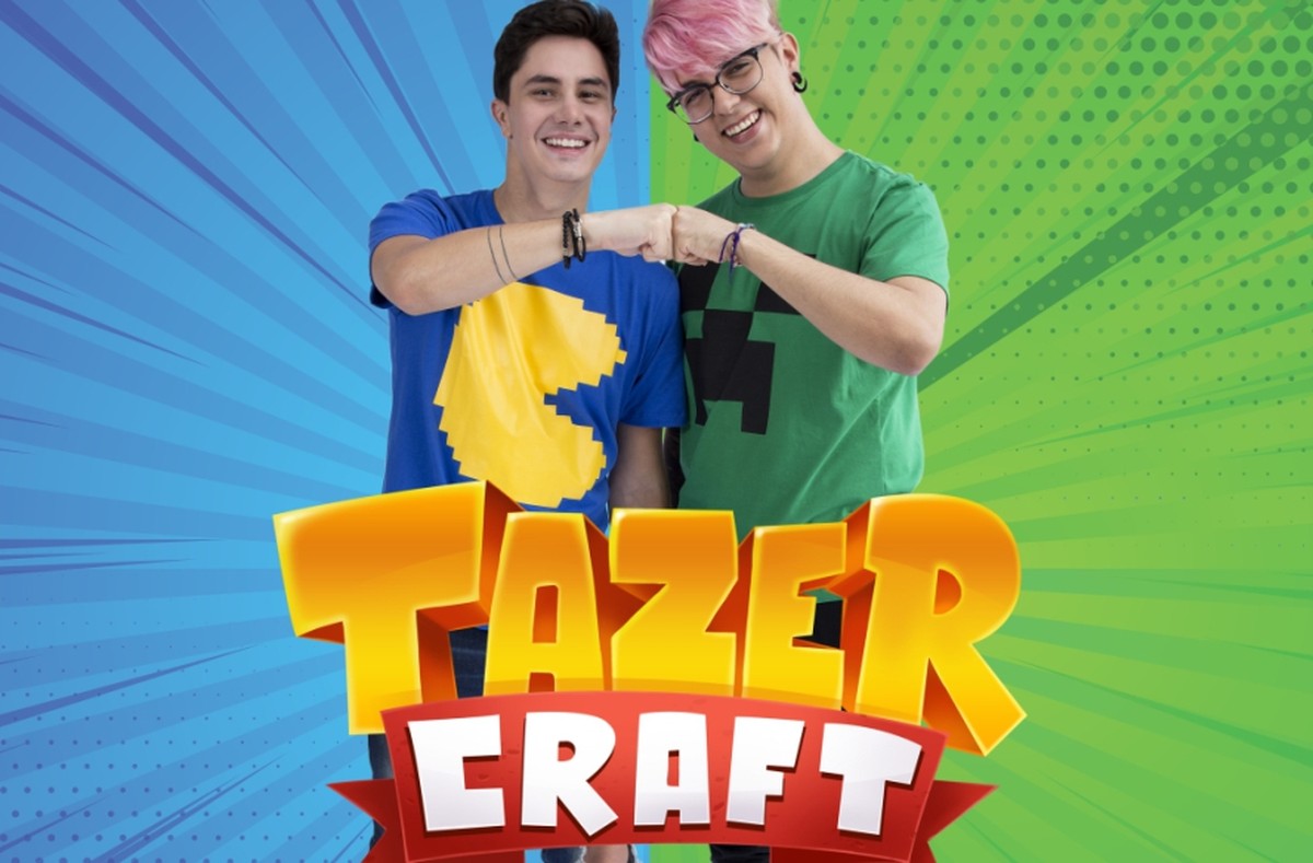 Sucesso na internet, dupla do canal TazerCraft leva aventuras do game ...