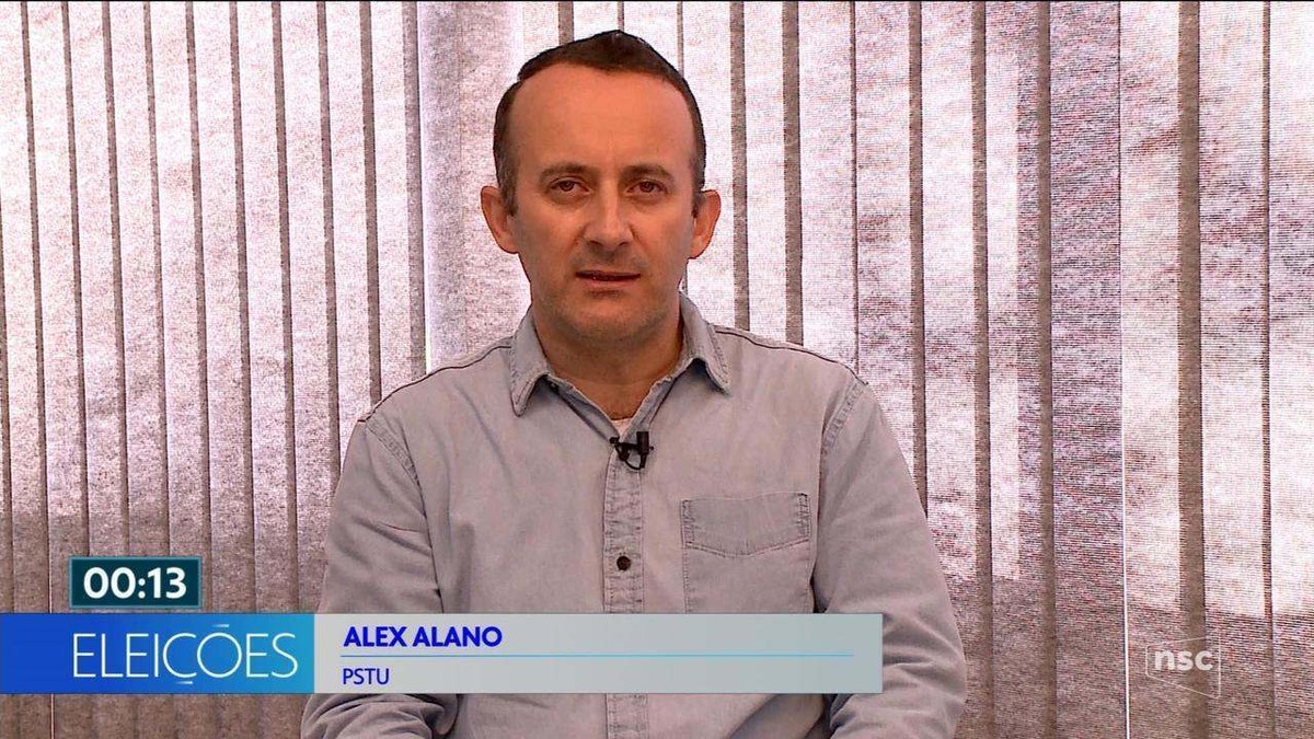 Professor Alex Alano, candidato ao governo de Santa Catarina, é ...