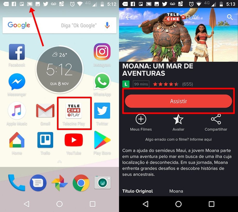 Como assistir ao Telecine Play na TV com o Chromecast | Media centers ...