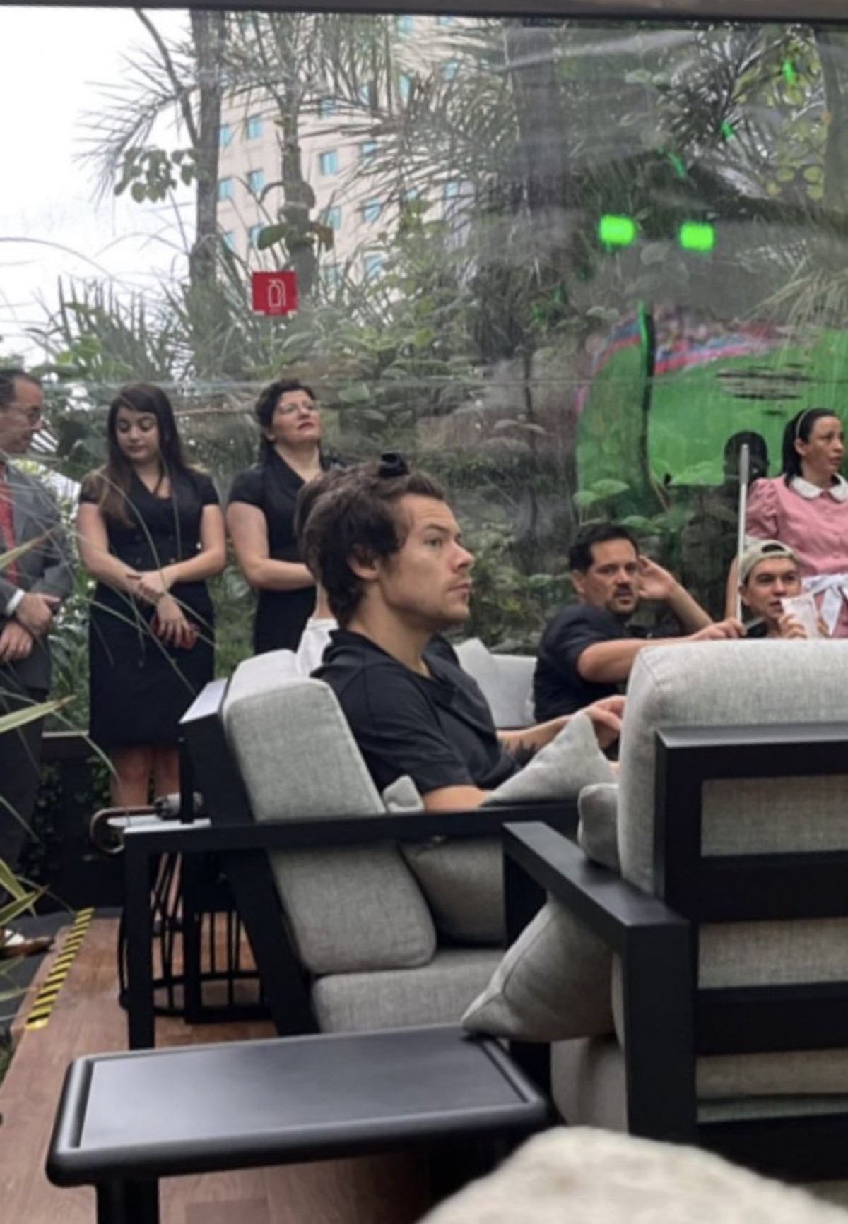 Harry Styles é flagrado assistindo jogo do Brasil ao chegar em São ...