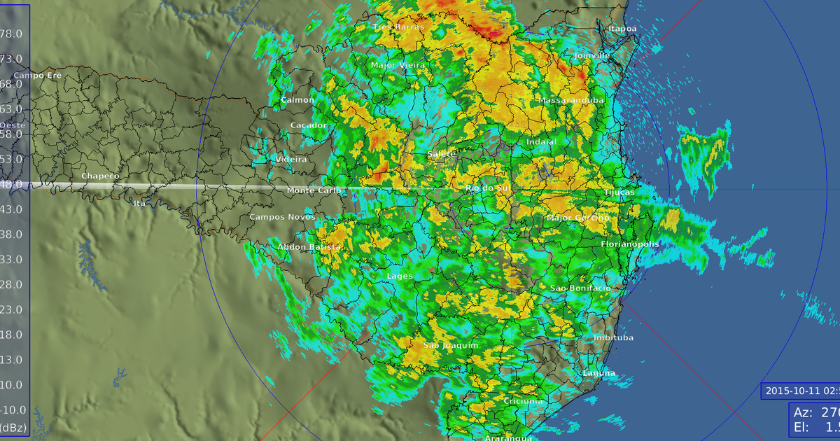 G1 - Santa Catarina terá radar móvel para cobrir Sul do estado, diz ...