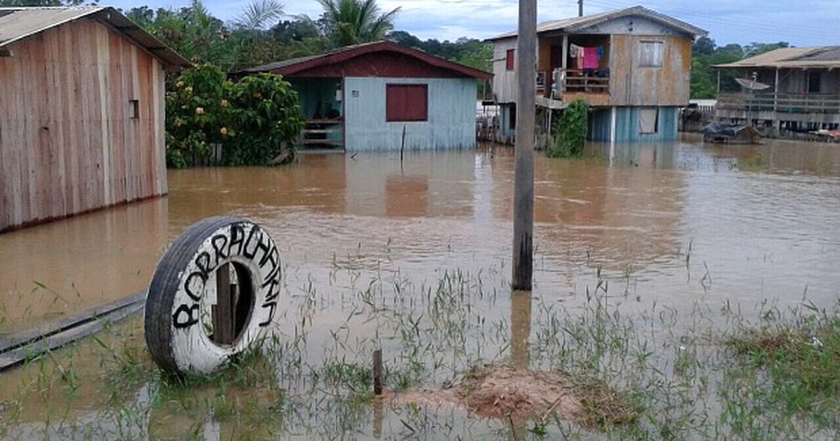 G1 - No AM, afetados pela cheia em cidade inundada terão INSS ...
