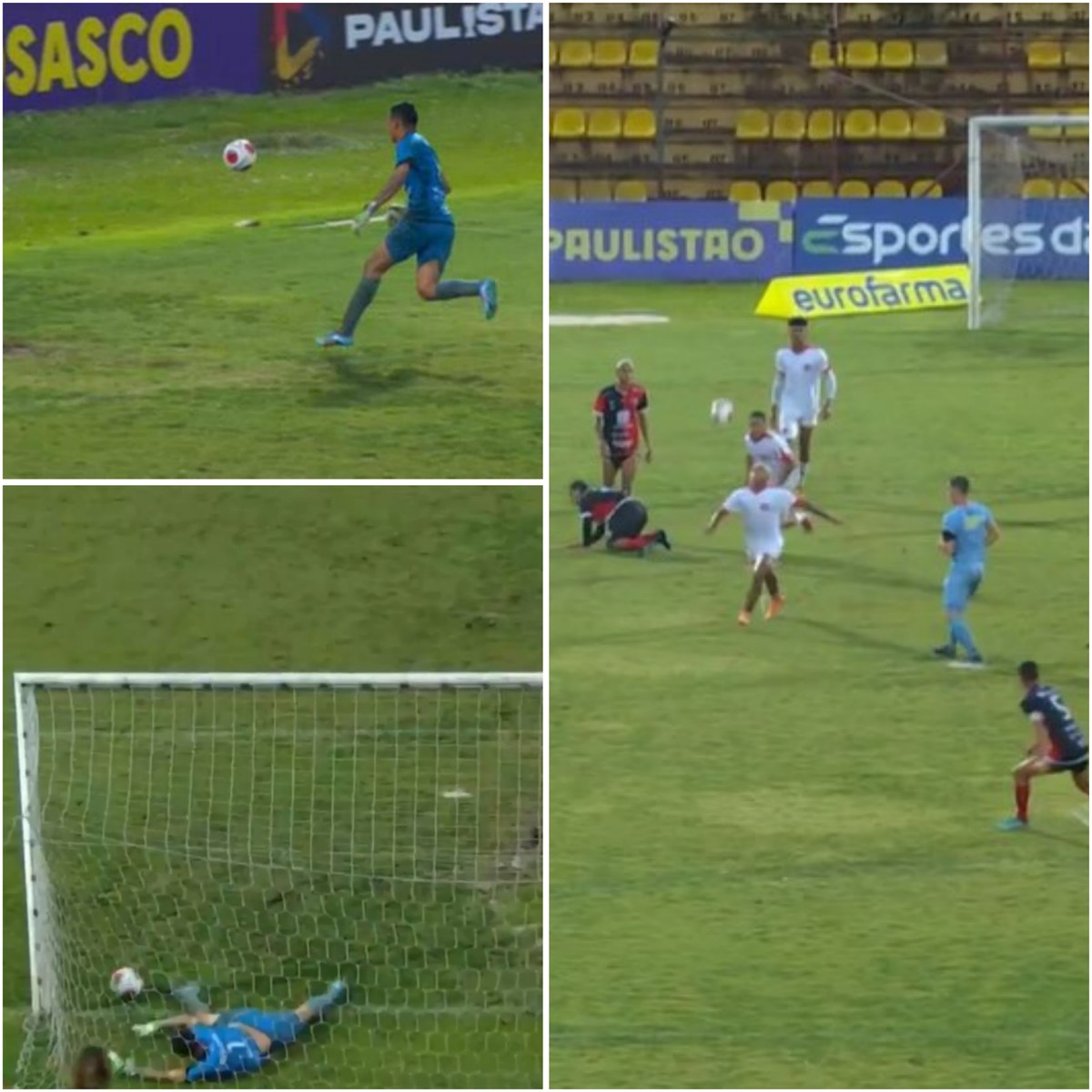 "Chorei muito", diz goleiro do Capital que se enrolou e sofreu gol ...