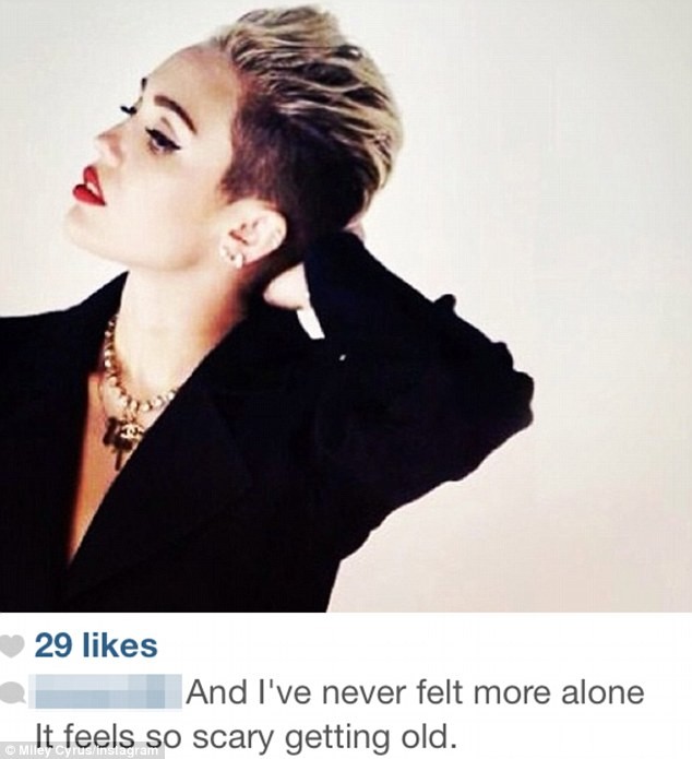 Miley Cyrus desabafa: "Eu nunca me senti tão sozinha" - Revista Marie ...