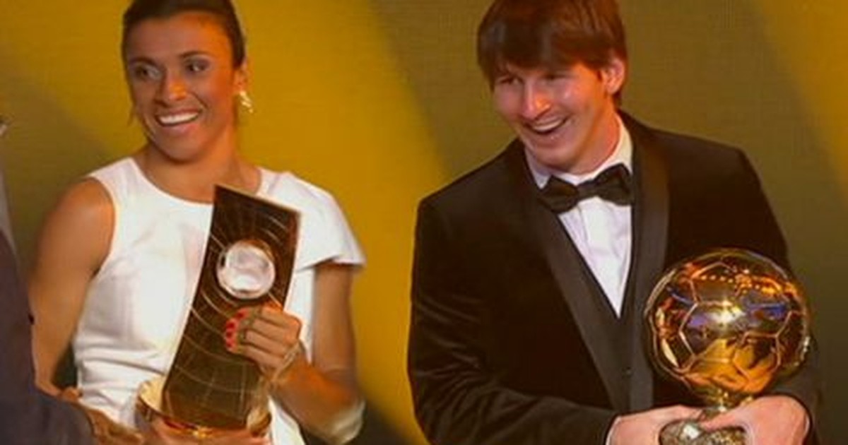 Jornal Nacional - Fifa escolhe Lionel Messi e Marta como os melhores do ...