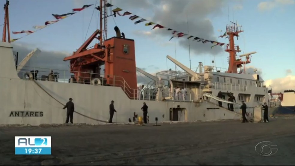 Navio 'Antares' está aberto para visitação no Porto de Maceió | Alagoas ...