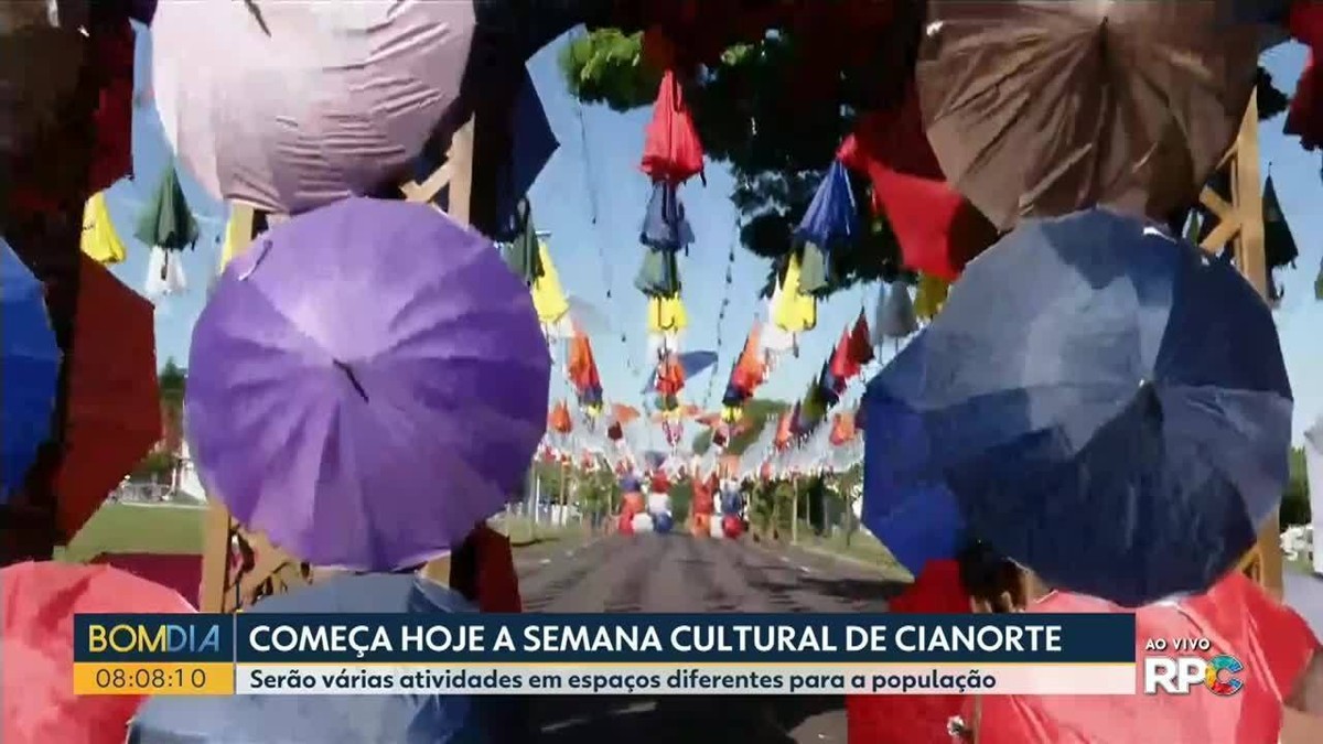 8ª Semana Cultural de Cianorte começa nesta quinta; veja atrações e ...