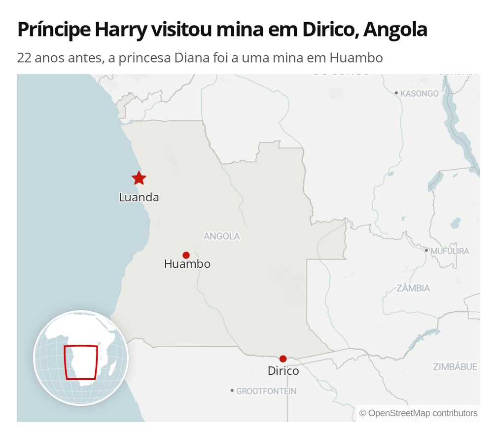 Príncipe Harry repete princesa Diana 22 anos depois com caminhada em ...