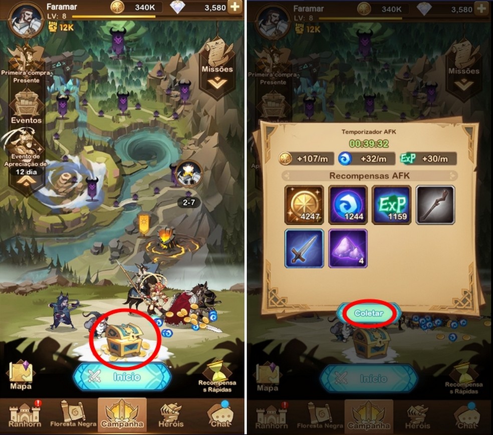 Como jogar AFK Arena e dicas para mandar bem no game para celular ...