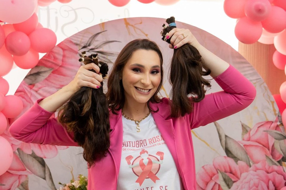 Recuperada do câncer de mama, jovem incentiva mulheres a doar cabelo: 'Decidi que eu poderia ...