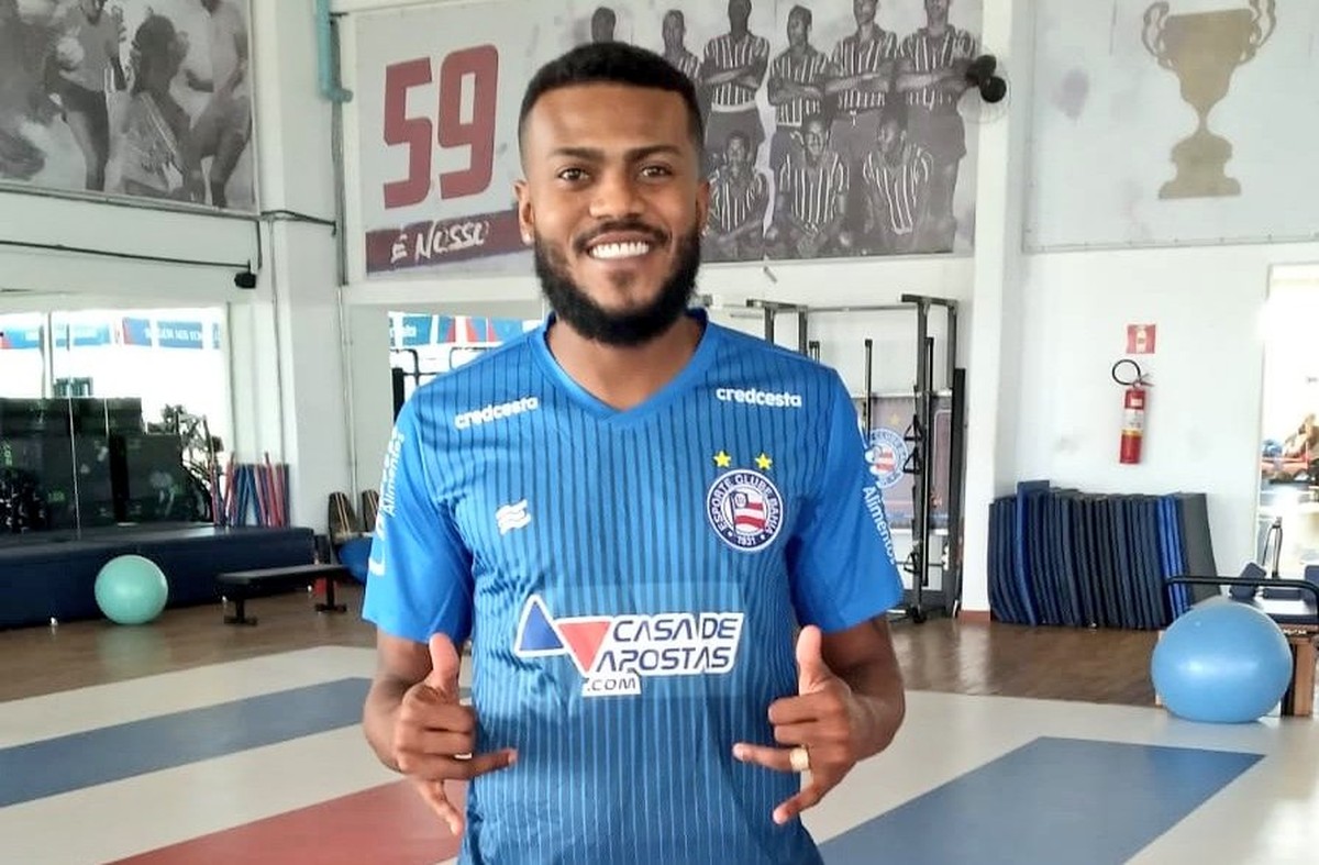 Novo reforço, Marcelo Cirino se apresenta ao Bahia e inicia treinos no ...