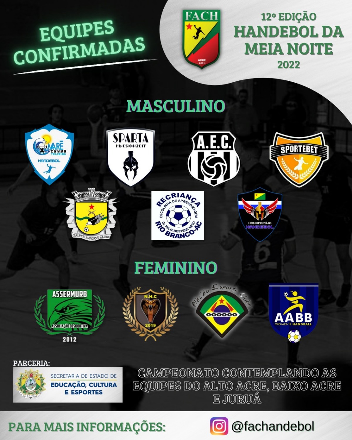 12º Handebol da Meia-Noite tem 11 times inscritos; congresso técnico ...