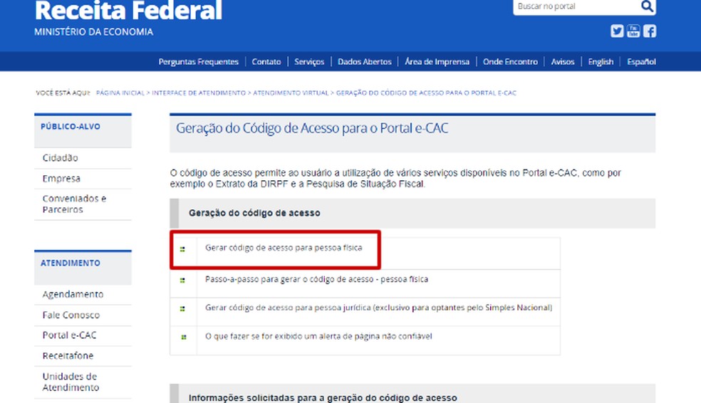 e-CAC: o que é e como usar o serviço de atendimento da Receita Federal ...