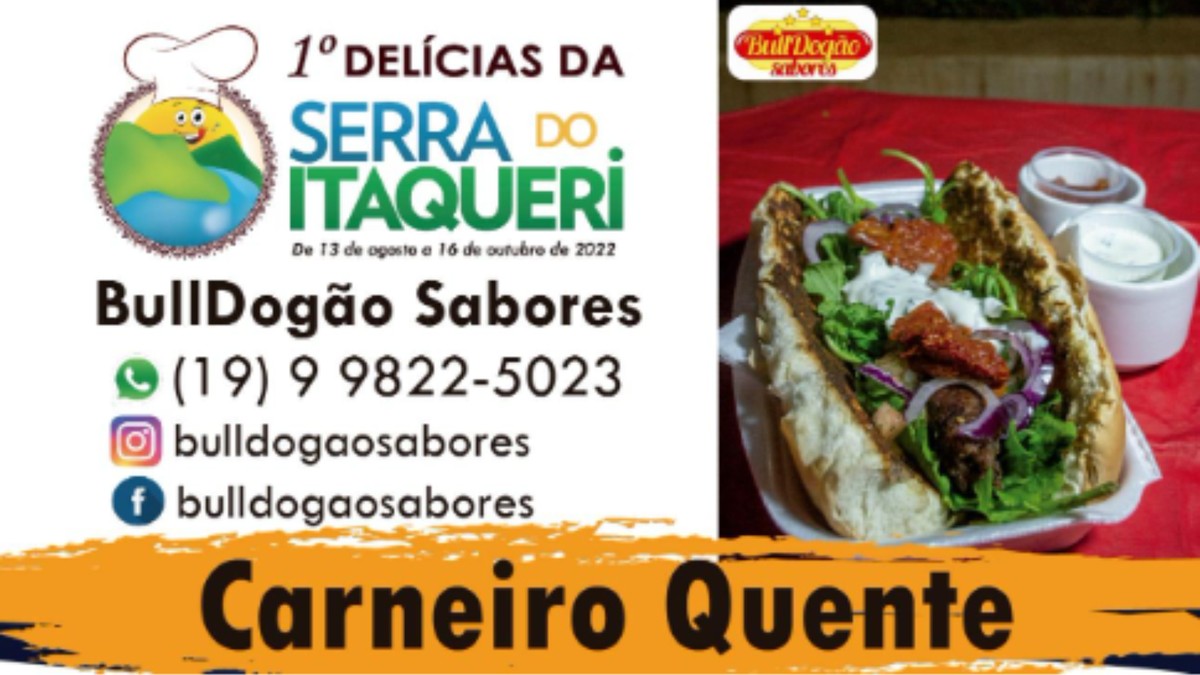 Carneiro Quente – BullDogão Sabores – Analândia/SP | 1º Delícias da ...