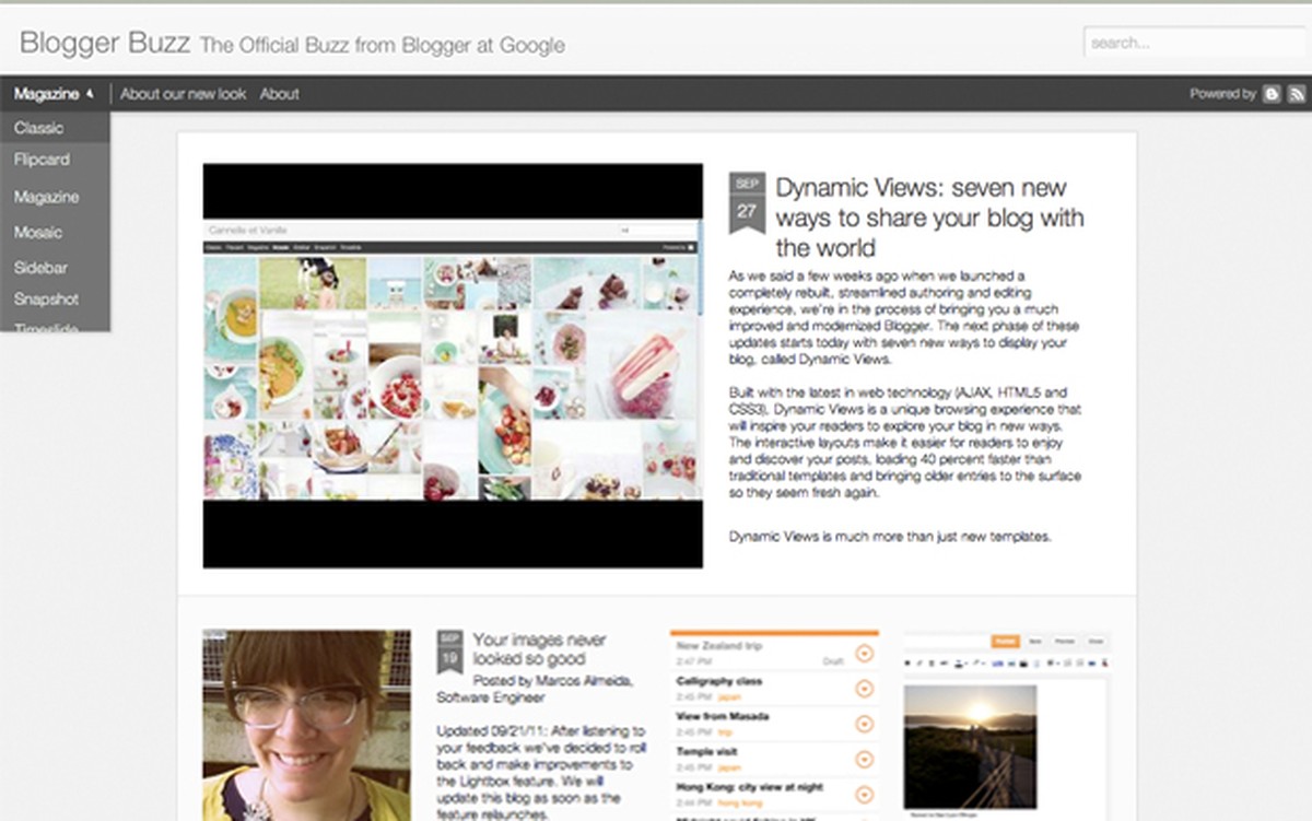 Blogger lança Dynamic Views, com sete novos modos de visualização ...