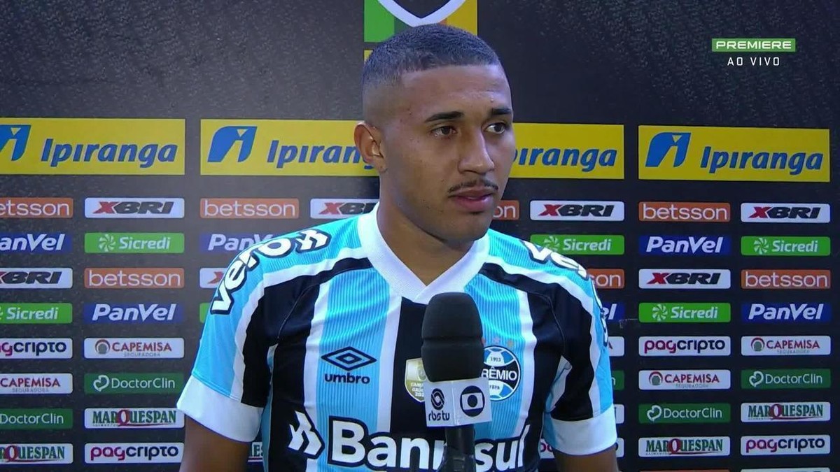 Rildo comemora primeiro gol com a camisa do Grêmio e agradece confiança ...