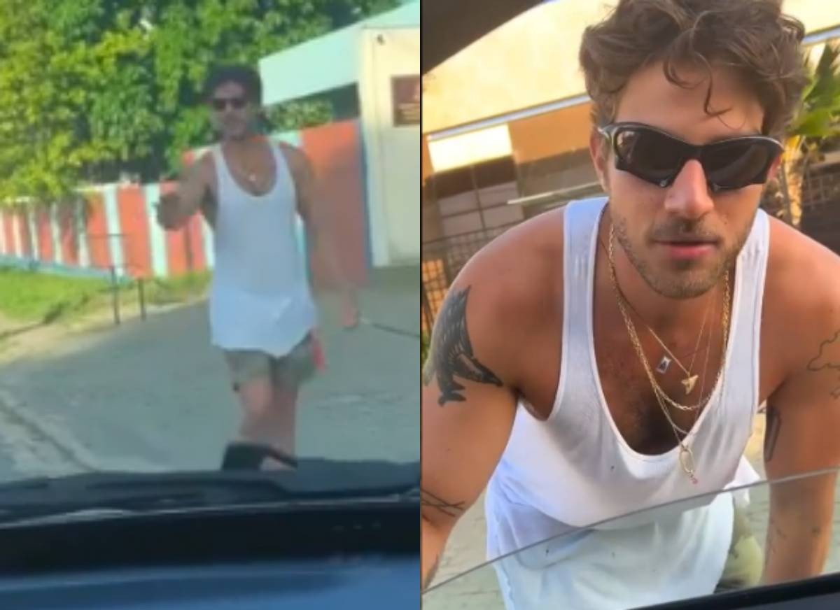 Vídeo de Chay Suede 'pedindo carona' viraliza na web | Notícias | Quem