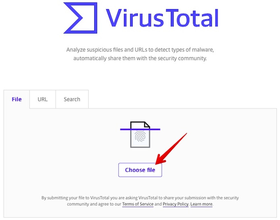 Antivírus online: como usar o VirusTotal para verificar arquivos ...