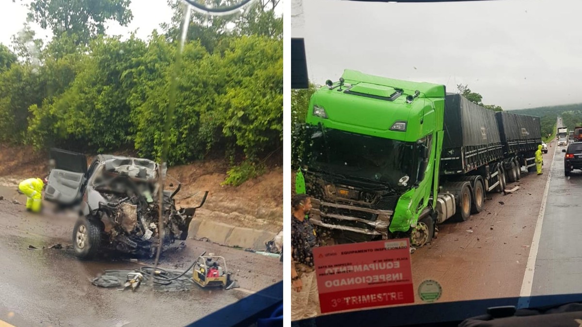 Duas Pessoas Morrem Em Acidente Entre Caminhonete E Carreta Em Rodovia