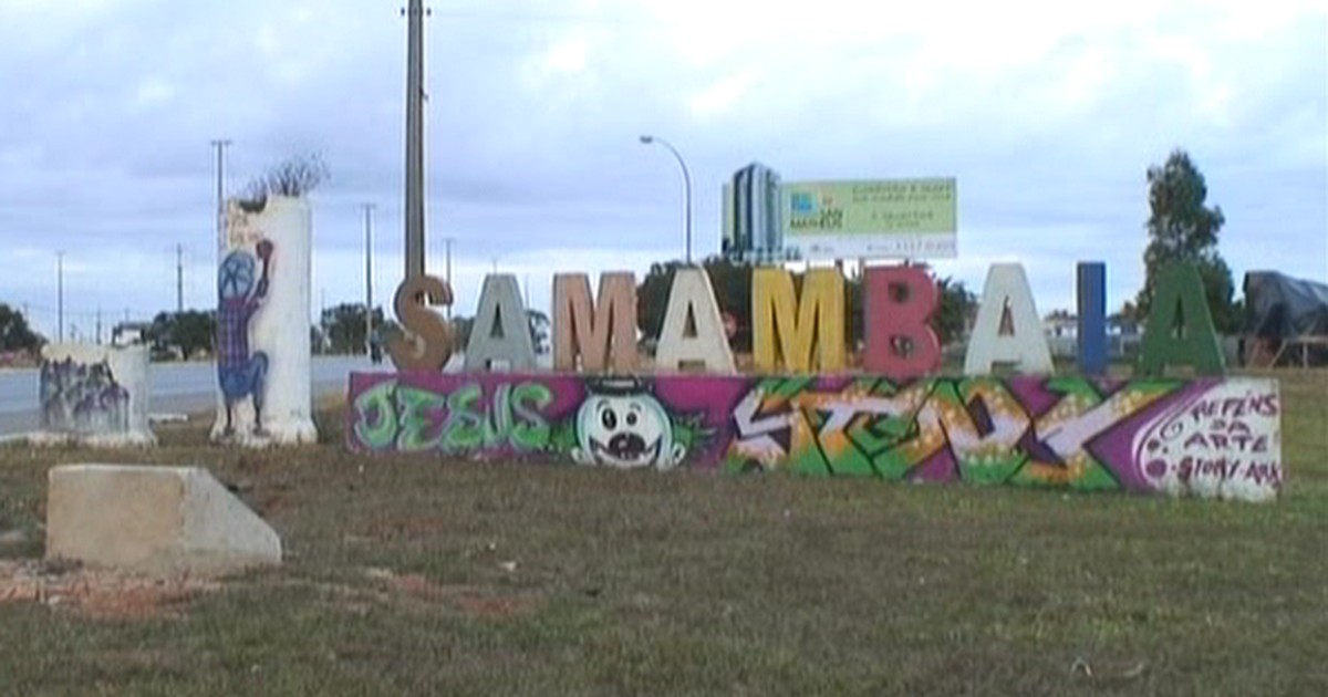 G1 - Letras coloridas dão boas-vindas em Samambaia, mostra Parceiro do ...