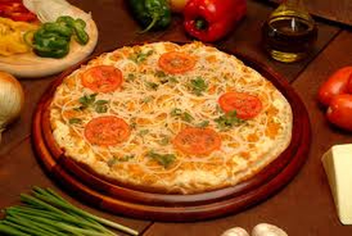 Pizza de frango com palmito | Receitas Gshow | Gshow