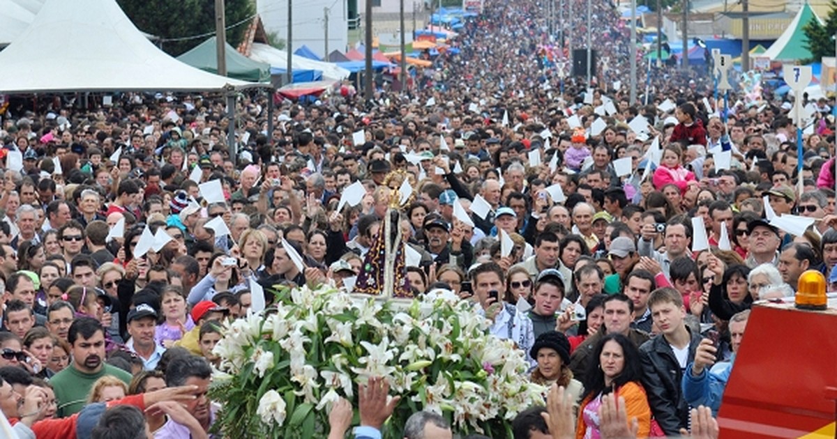 G1 - Romarias de Nossa Senhora atraem milhares de devotos no estado de ...