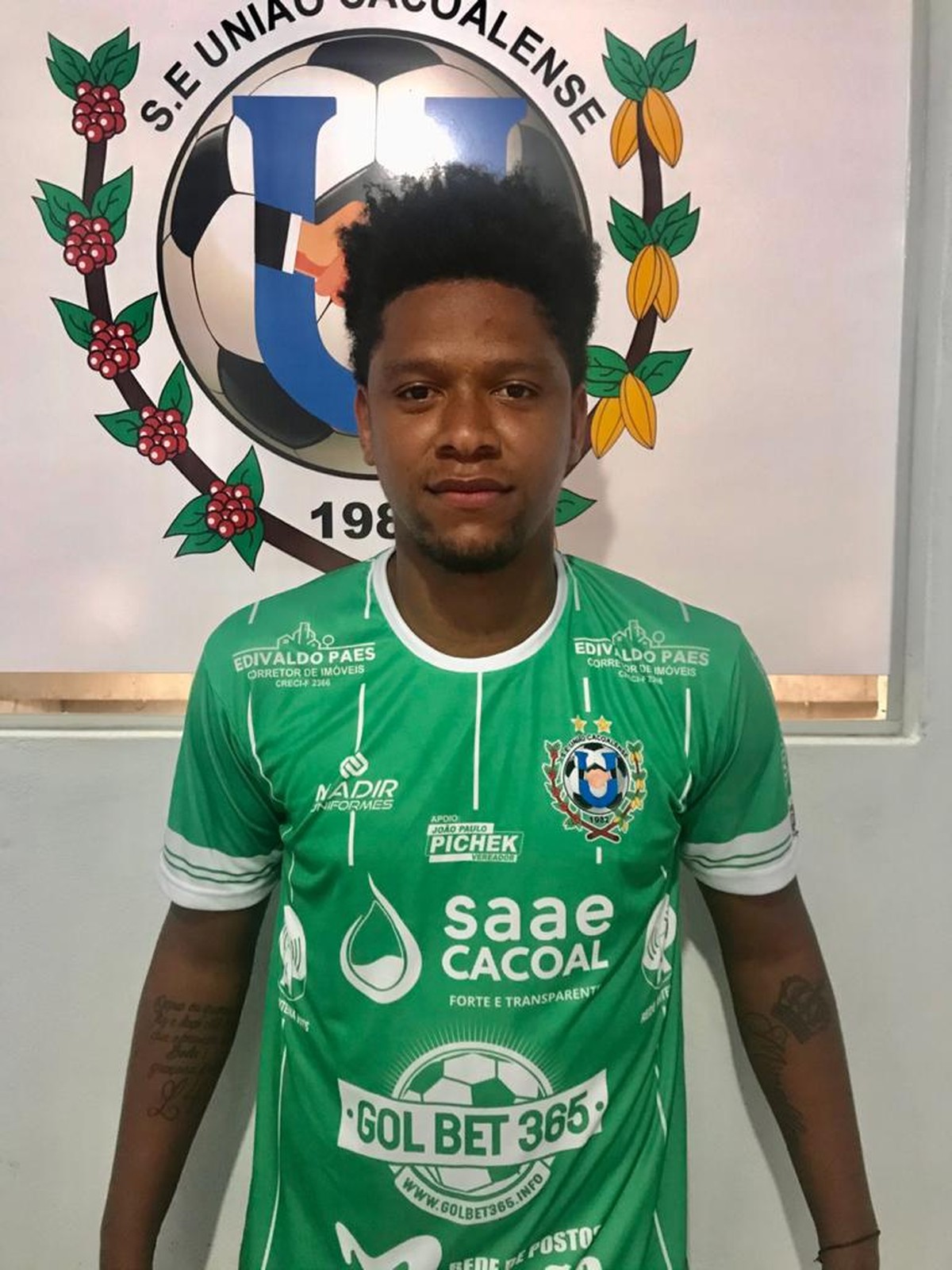 Zagueiro Lucão acerta retorno ao Cacoalense | união cacoalense | ge