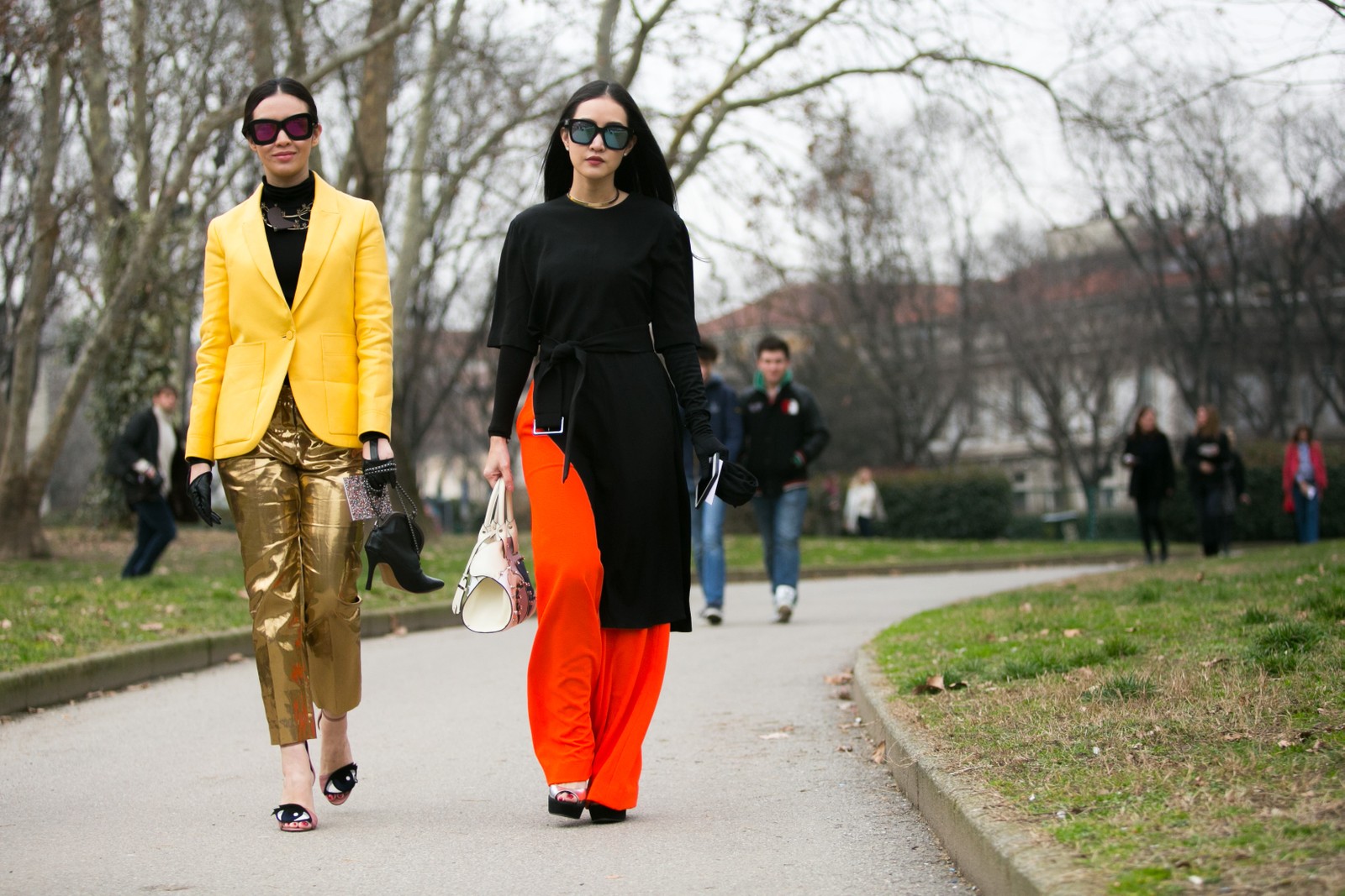 Streetstyle: a ordem é se divertir pelas ruas durante a semana de moda ...