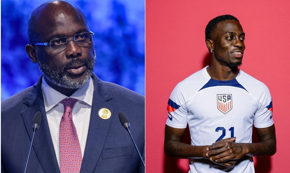 Filho de presidente na Copa: histórias dos Weah, da Libéria e dos EUA se misturam | Catar 2022 ...