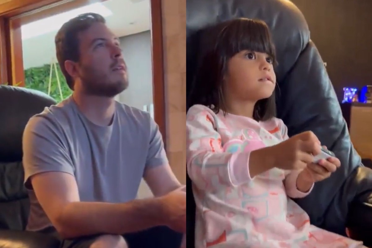 Tiago Nigro curte momento ao lado de filha de Maira Cardi e encanta web ...