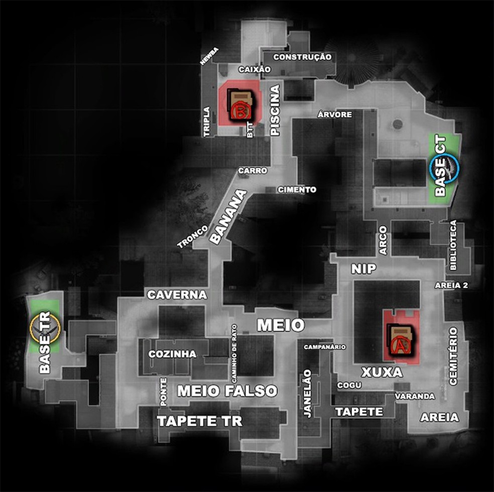 Inferno no CS:GO: veja nomes dos lugares no mapa competitivo do jogo ...