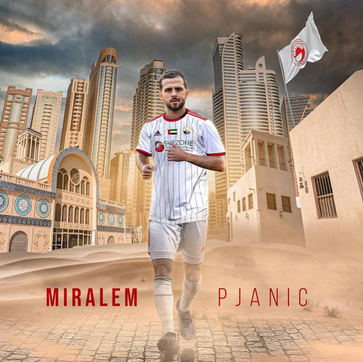 Pjanic, ex-Barcelona, é anunciado como jogador do Sharjah FC, dos ...