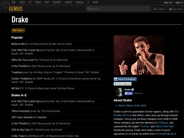 G1 - Site de letras de música Rap Genius recebe investimento de US$ 40 ...