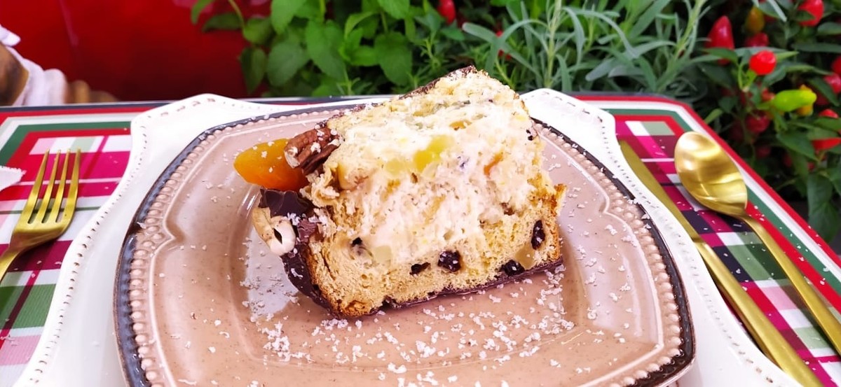 Panetone recheado | Mais Você | Receitas