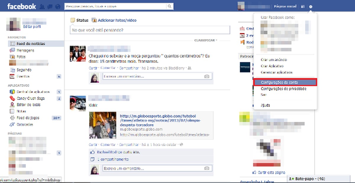 Como receber as notificações do Facebook via SMS | Dicas e Tutoriais ...