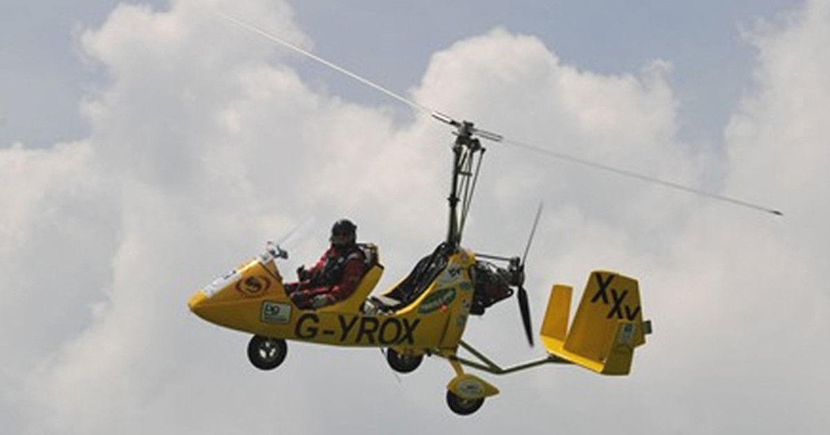 G1 - Piloto que quer dar volta ao mundo em girocóptero faz voo teste ...